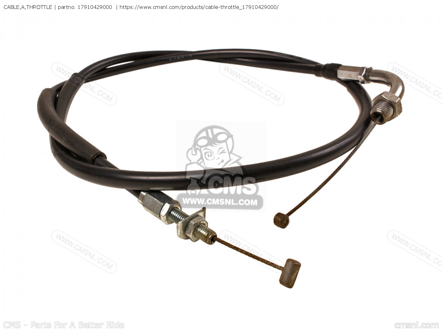 17910429000: CABLE,A,THROTTLE Honda - buy the 17910-429-000 at CMSNL