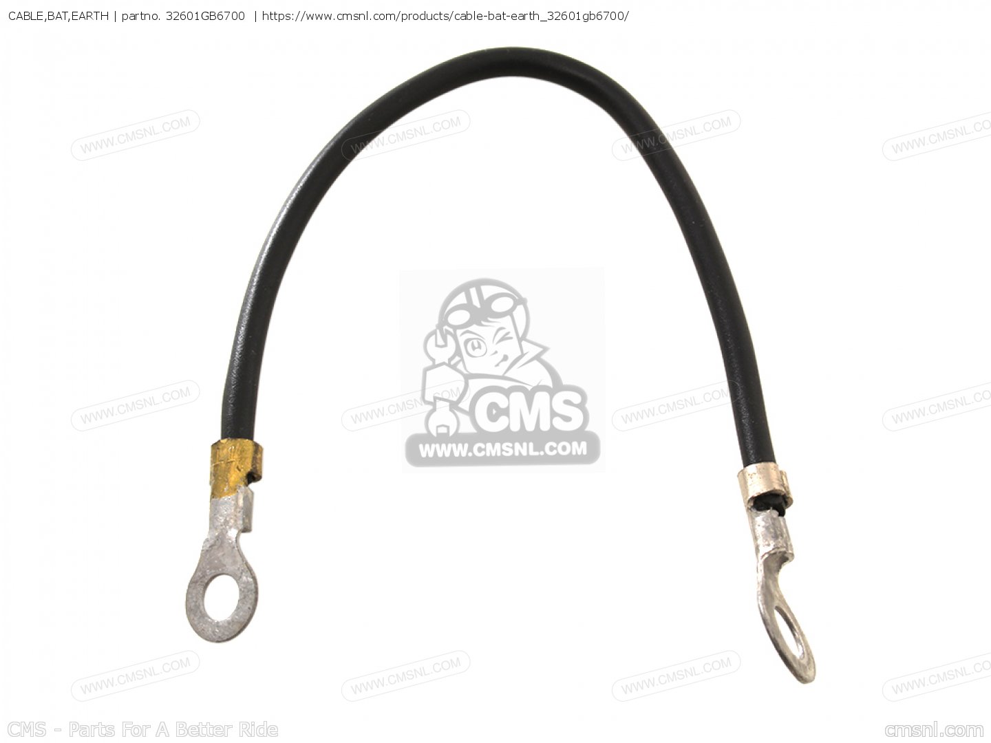 32601GB6700: CABLE,BAT,EARTH Honda - buy the 32601-GB6-700 at CMSNL