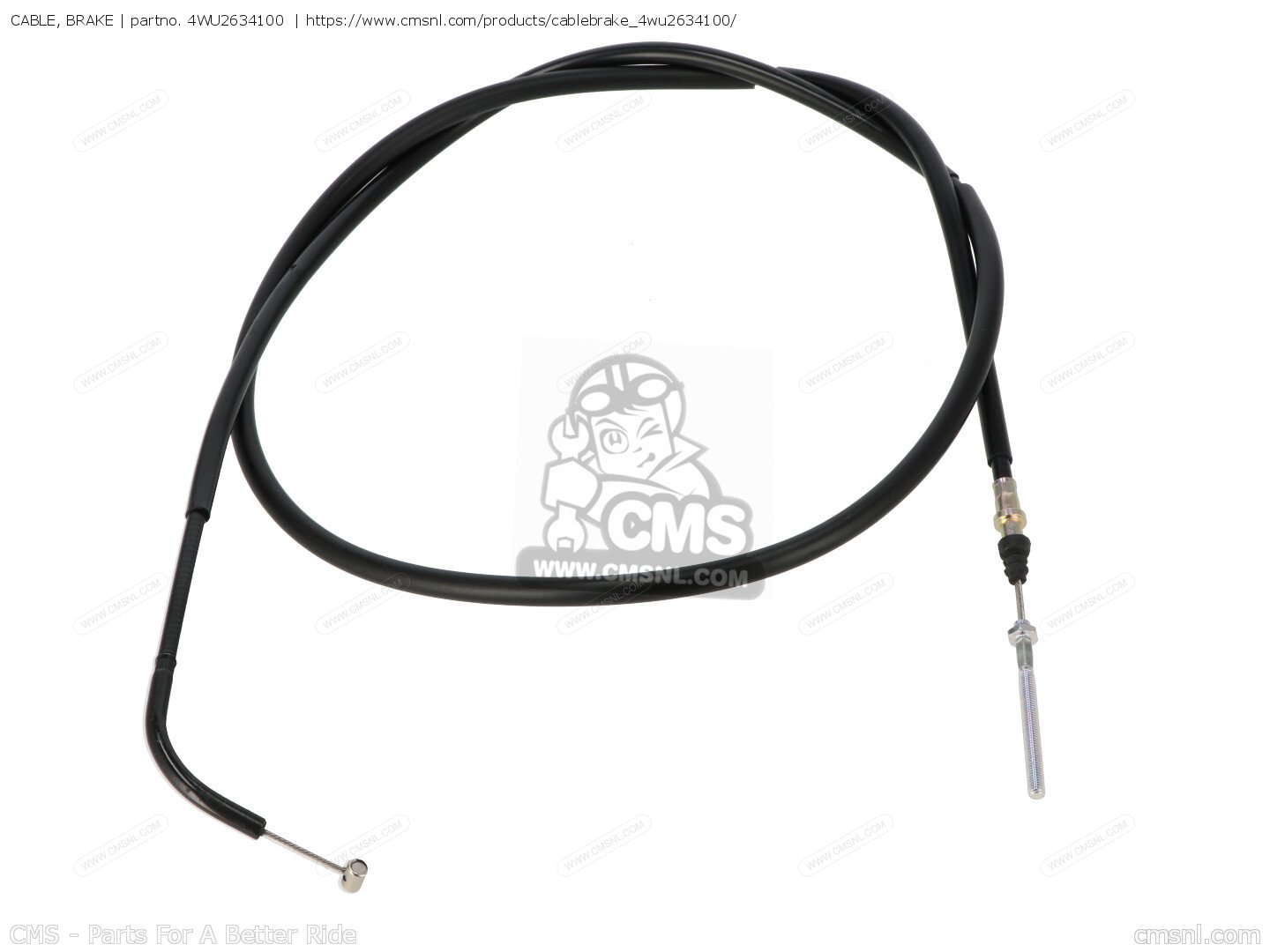 4WU2634100: Cable, Brake Yamaha - buy the 4WU-26341-00-00 at CMSNL