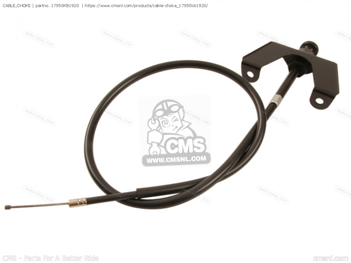 17950KB1920: CABLE,CHOKE Honda - buy the 17950-KB1-920 at CMSNL