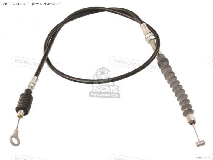 7LY5263111: Cable, Control 1 Yamaha - buy the 7LY-52631-11 at CMSNL