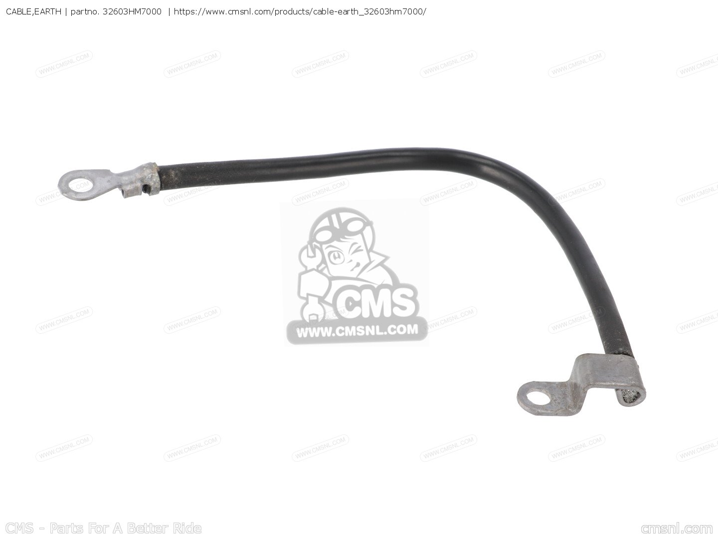 32603HM7000: CABLE,EARTH Honda - buy the 32603-HM7-000 at CMSNL