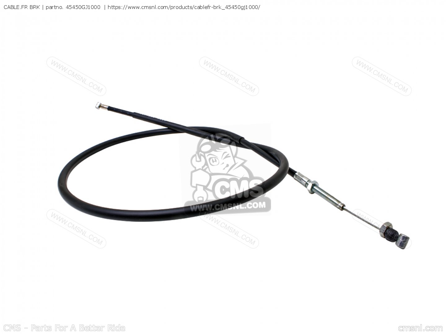 45450GJ1000: CABLE.FR BRK Honda - buy the 45450-GJ1-000 at CMSNL