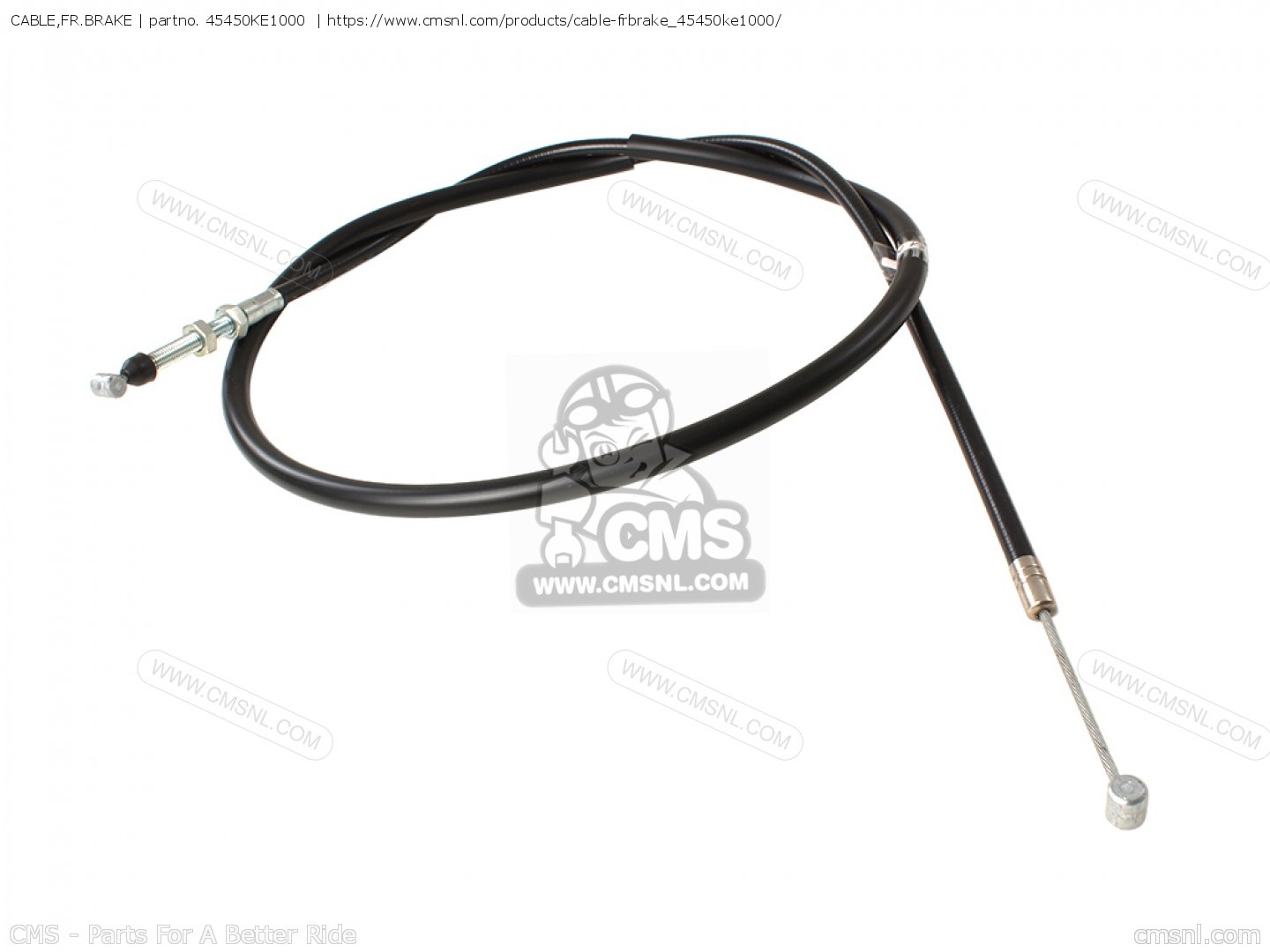 45450KE1000: CABLE,FR.BRAKE Honda - buy the 45450-KE1-000 at CMSNL