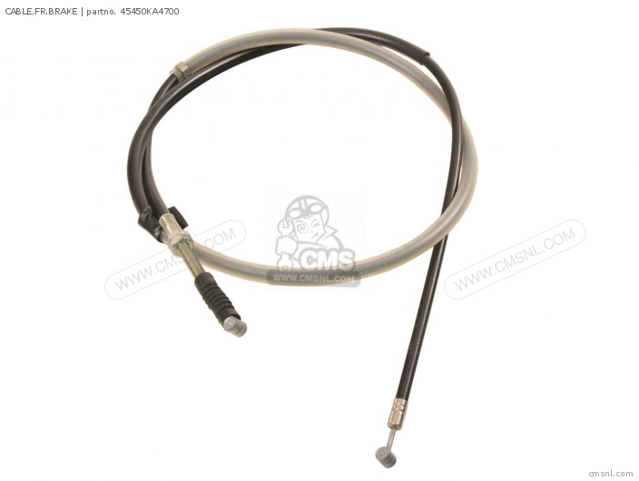 45450KA4700: CABLE,FR.BRAKE Honda - buy the 45450-KA4-700 at CMSNL