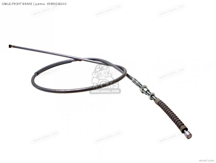 45450236010: CABLE,FRONT BRAKE Honda - buy the 45450-236-010 at CMSNL