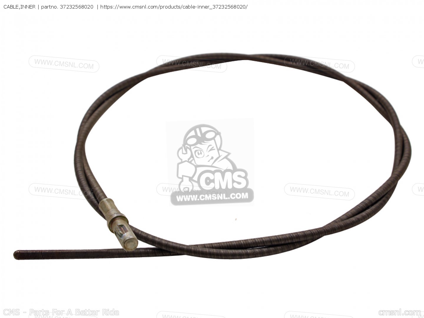 37232568020: CABLE,INNER Honda - buy the 37232-568-020 at CMSNL