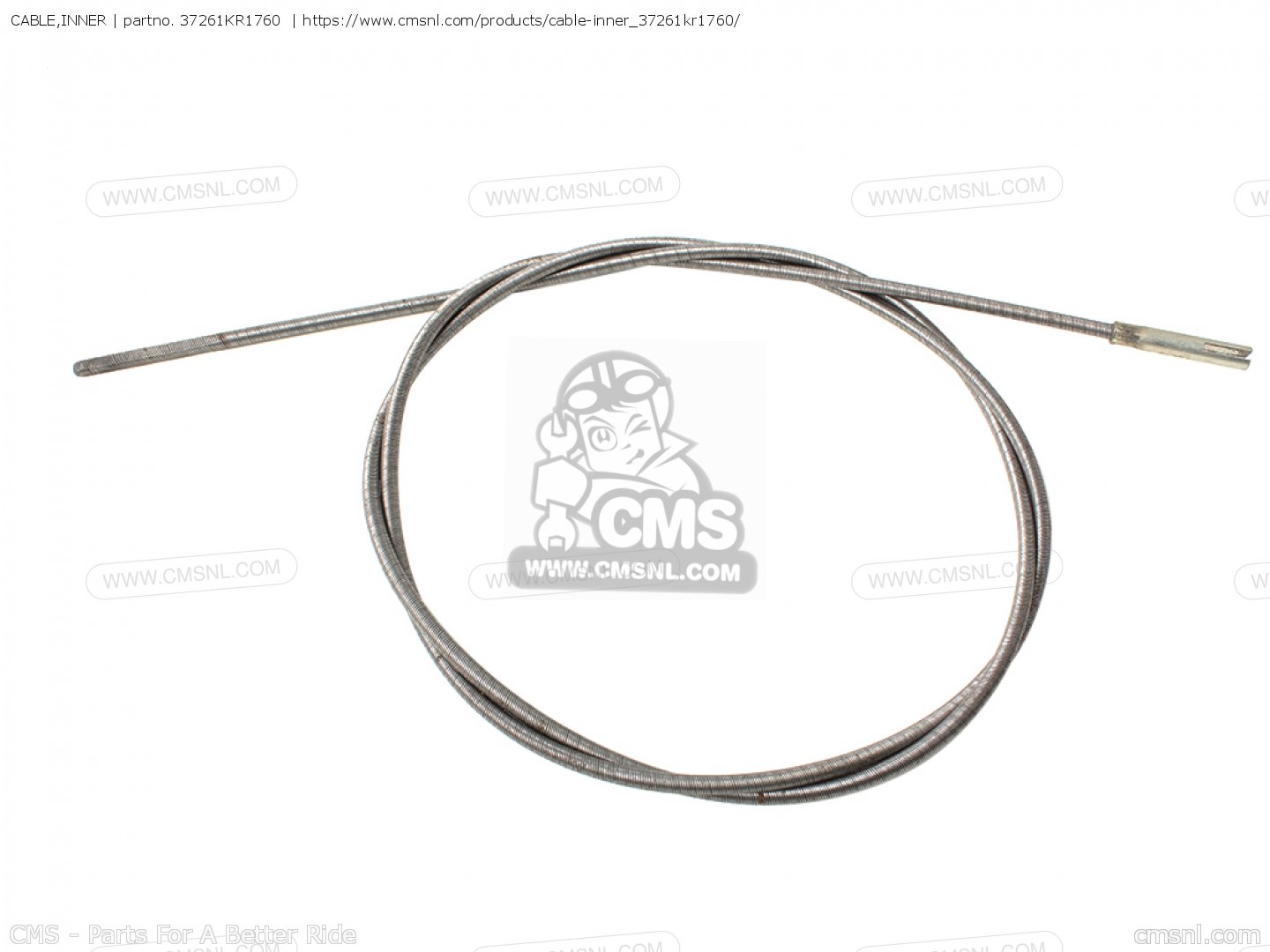37261KR1760: Cable,inner Honda - buy the 37261-KR1-760 at CMSNL