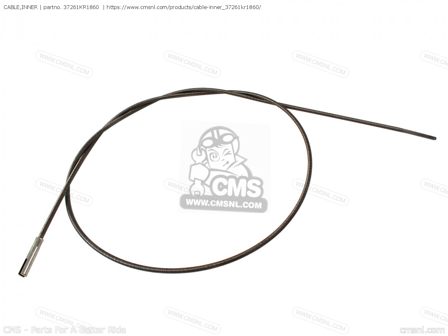 37261KR1860: CABLE,INNER Honda - buy the 37261-KR1-860 at CMSNL