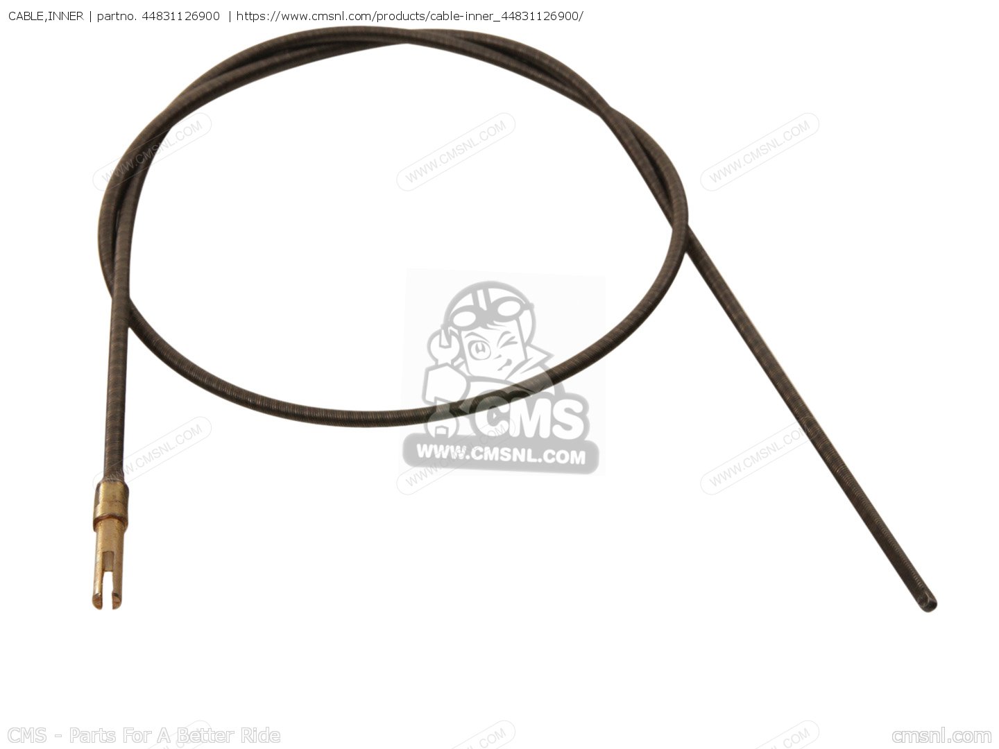 44831126900: Cable,inner Honda - buy the 44831-126-900 at CMSNL