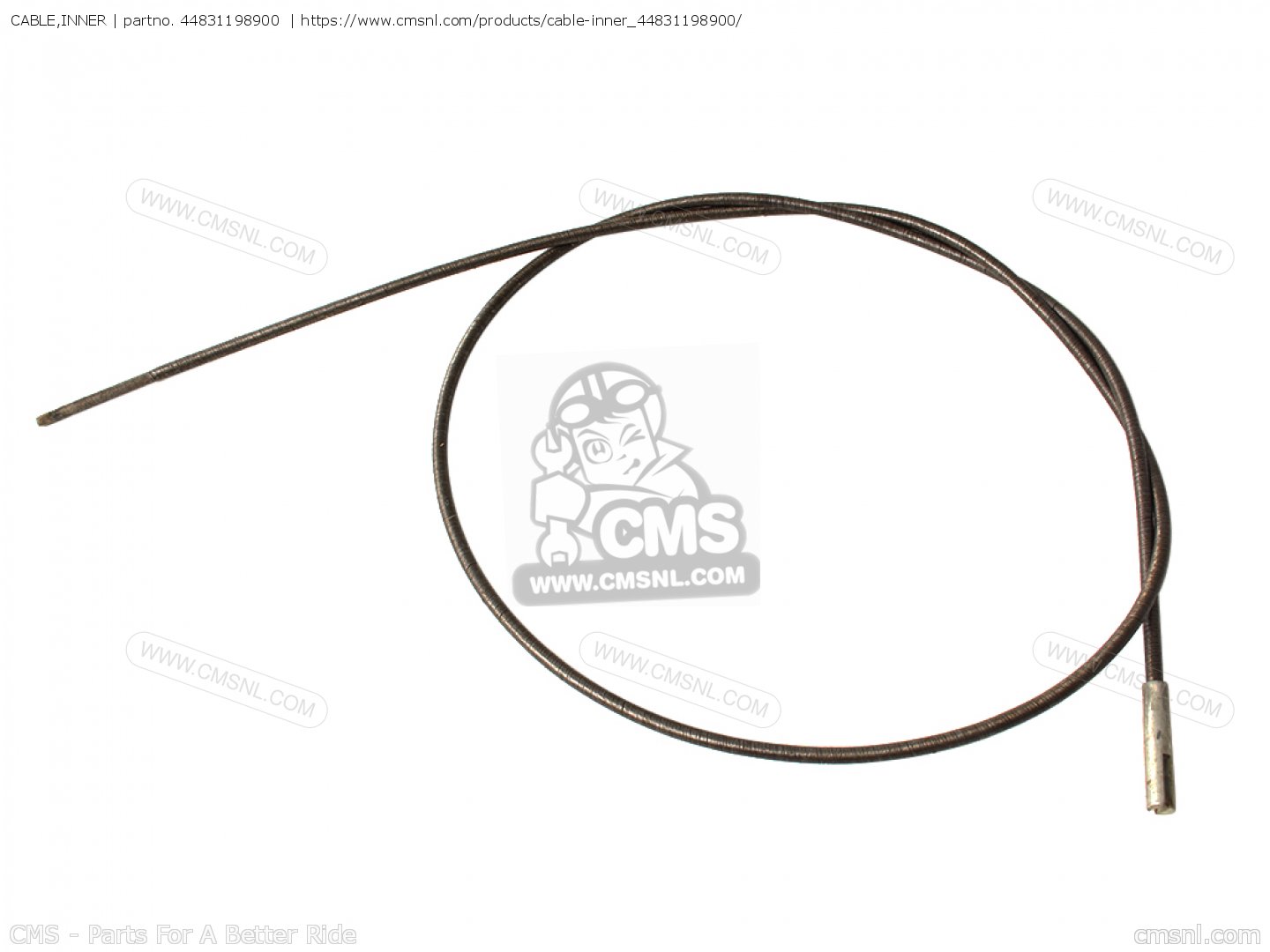 44831198900: CABLE,INNER Honda - buy the 44831-198-900 at CMSNL