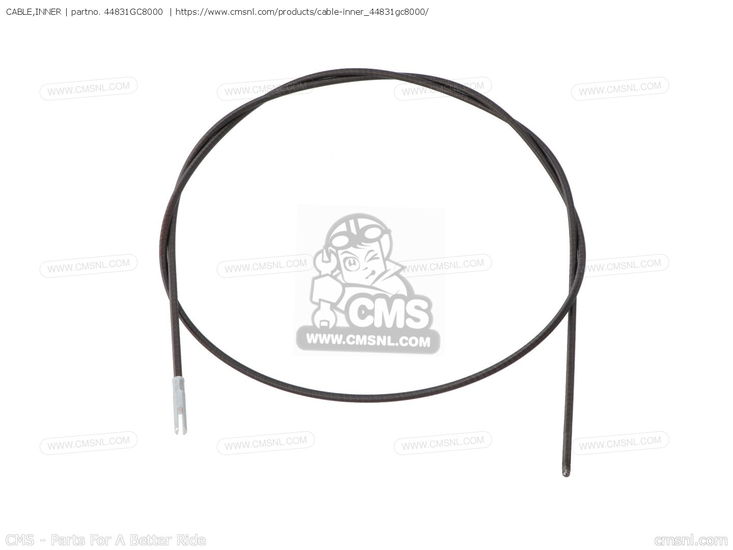 44831GC8000: CABLE,INNER Honda - buy the 44831-GC8-000 at CMSNL