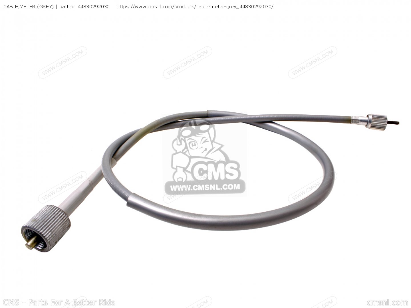 44830292030: CABLE,METER (GREY) Honda - buy the 44830-292-030 at CMSNL