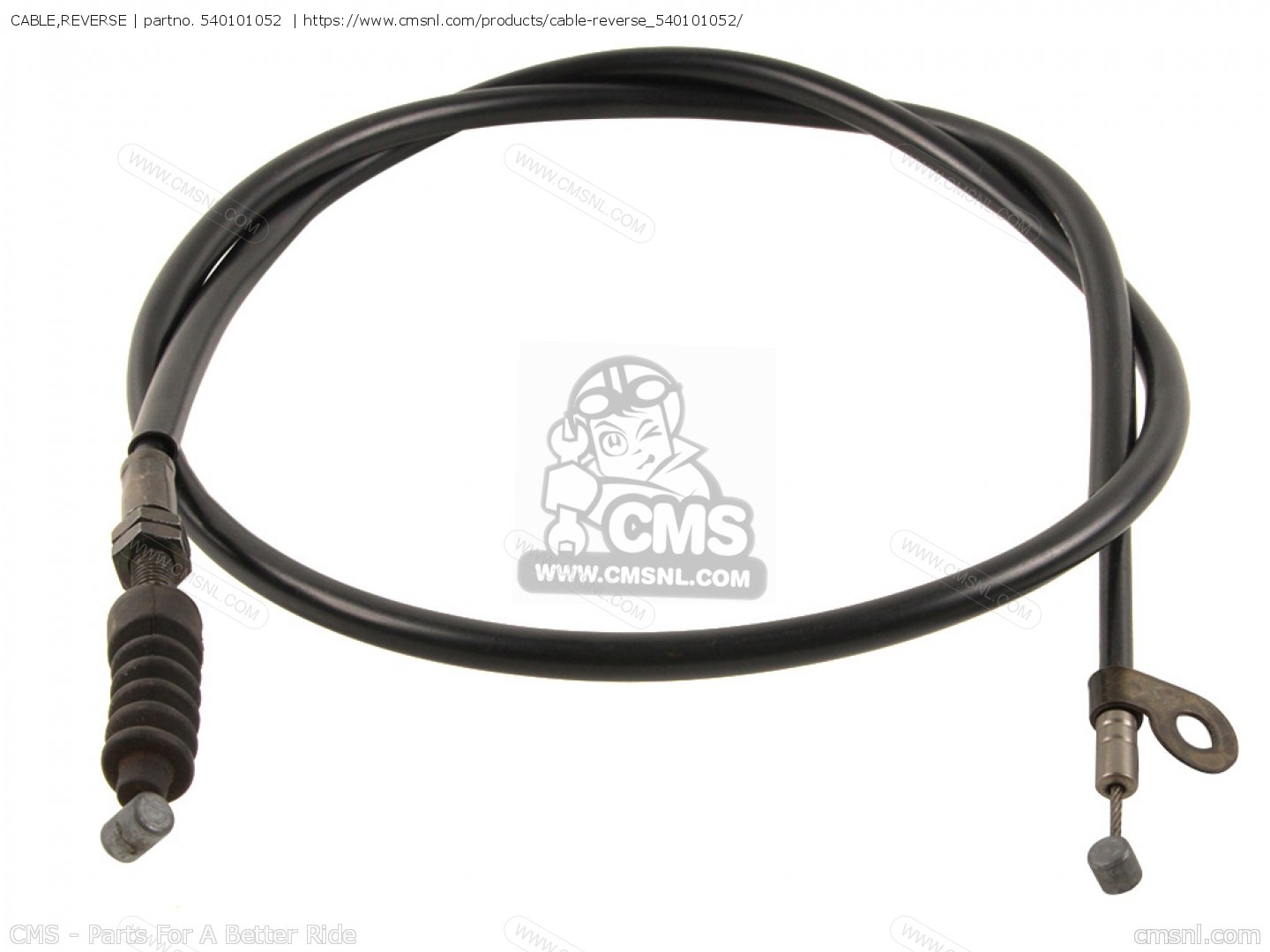 540101052: CABLE,REVERSE Kawasaki - buy the 54010-1052 at CMSNL