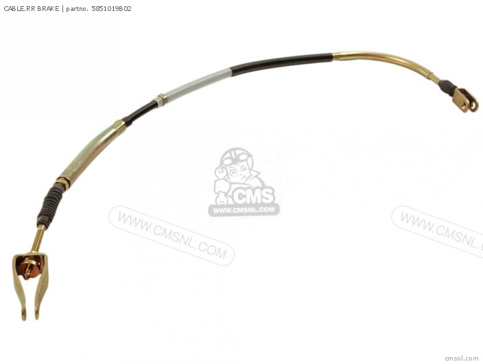 5851019B02: CABLE,RR BRAKE Suzuki - buy the 58510-19B02 at CMSNL
