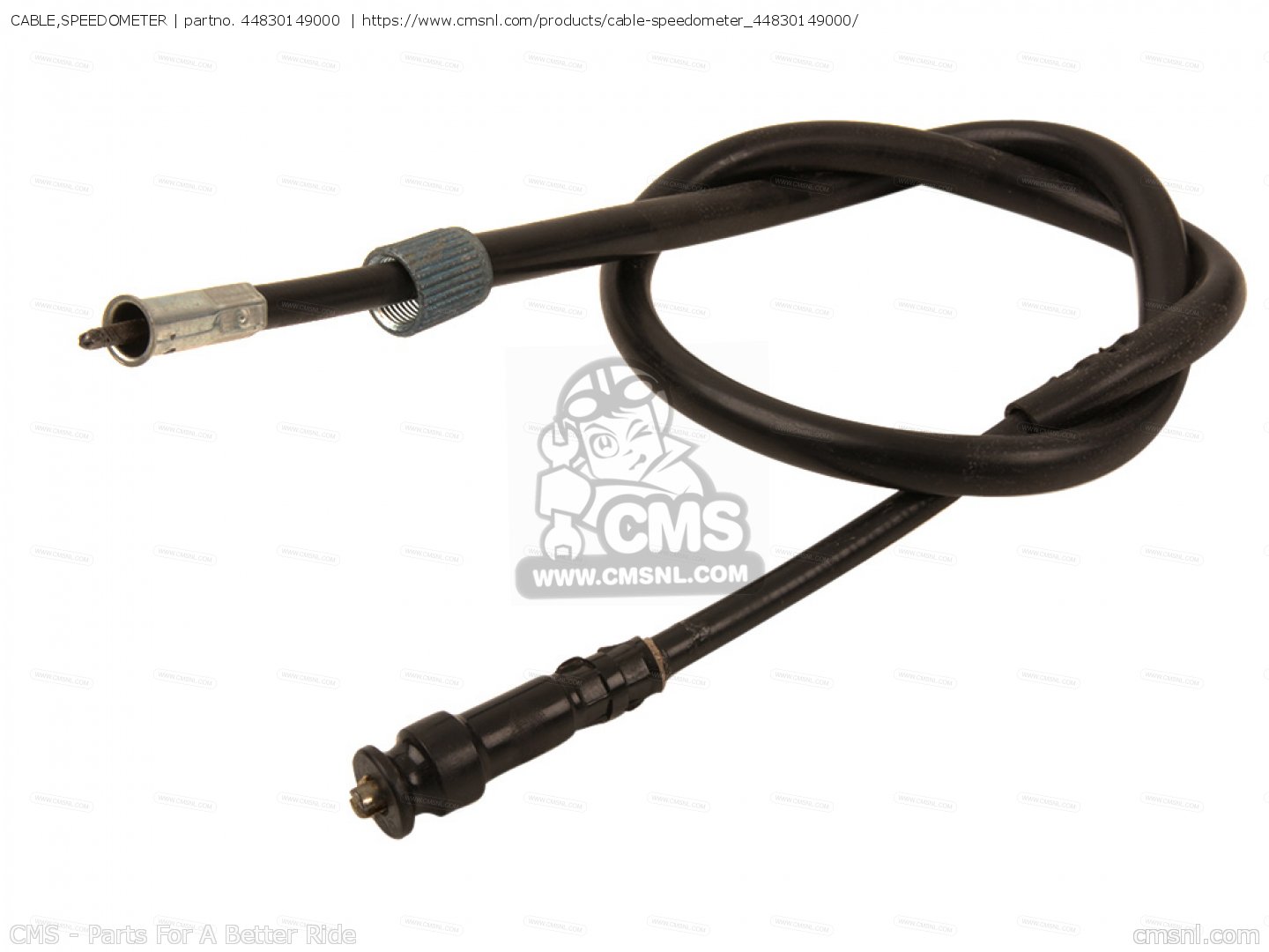 44830149000: CABLE,SPEEDOMETER Honda - buy the 44830-149-000 at CMSNL