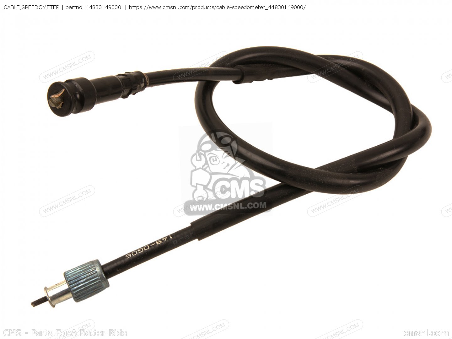 44830149000: CABLE,SPEEDOMETER Honda - buy the 44830-149-000 at CMSNL