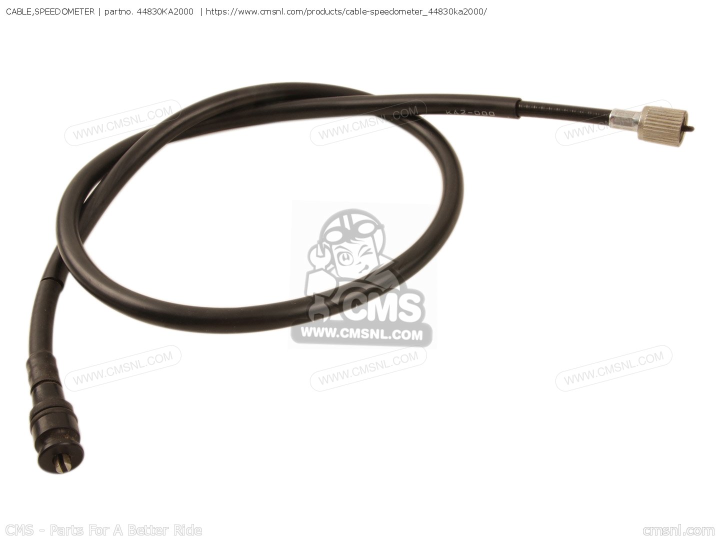 44830KA2000: CABLE,SPEEDOMETER Honda - buy the 44830-KA2-000 at CMSNL