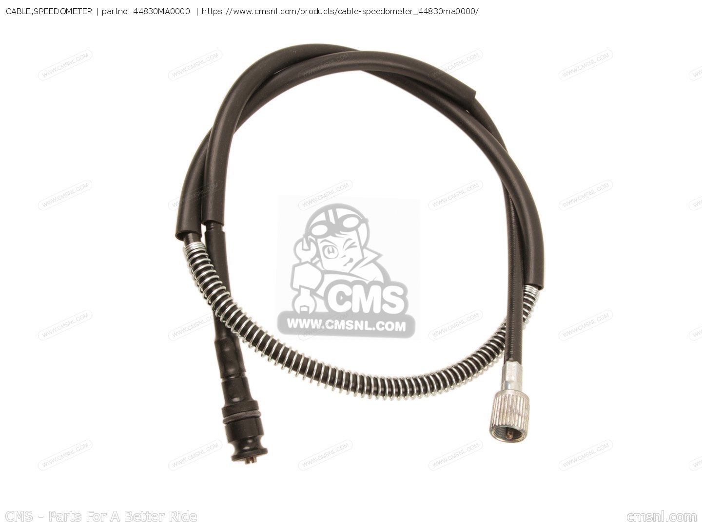 CABLE,SPEEDOMETER for XR500R 1981 (B) - order at CMSNL
