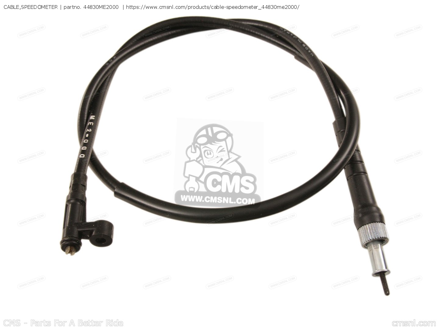 44830ME2000: CABLE,SPEEDOMETER Honda - buy the 44830-ME2-000 at CMSNL