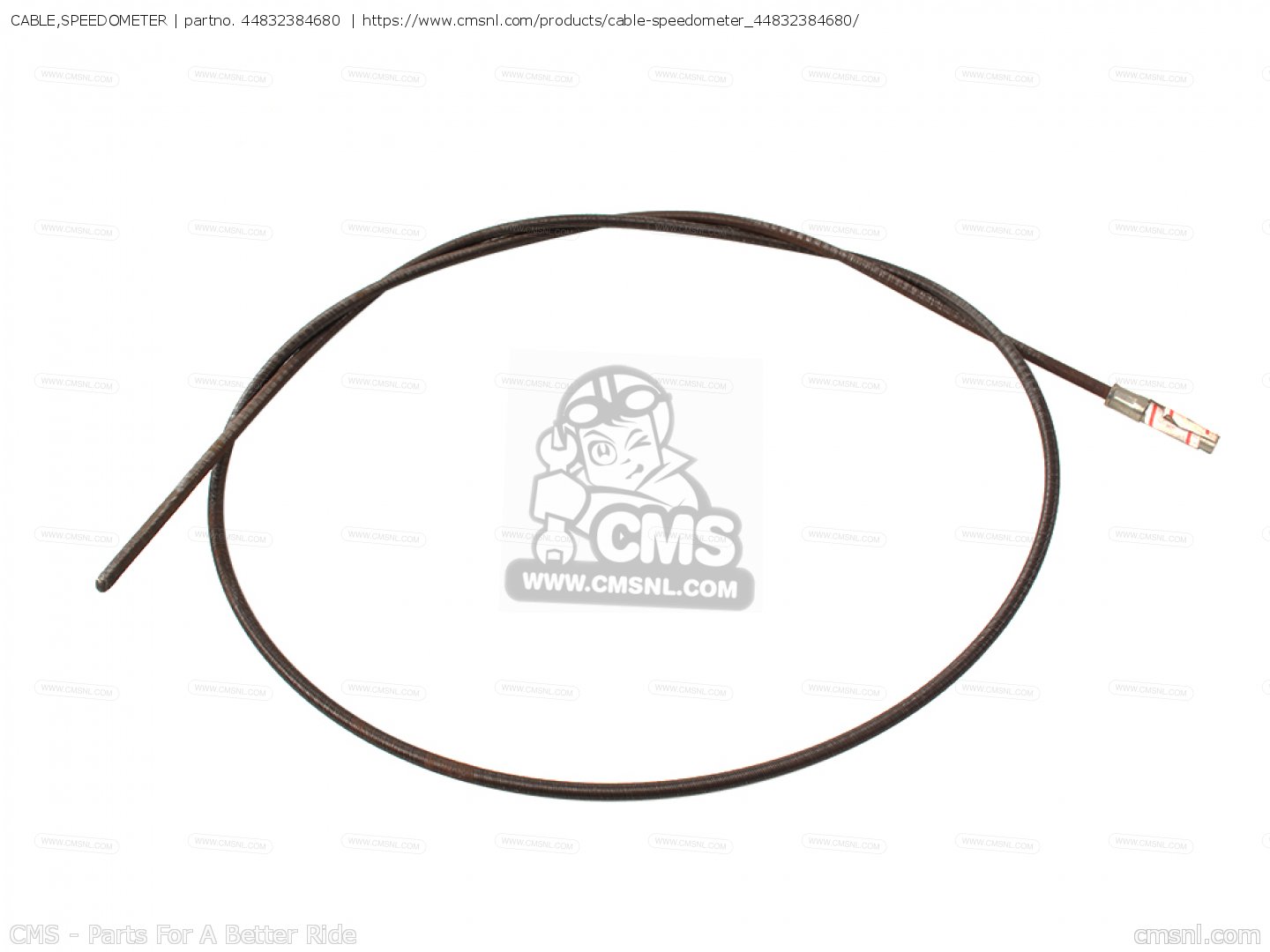 44832384680: CABLE,SPEEDOMETER Honda - buy the 44832-384-680 at CMSNL