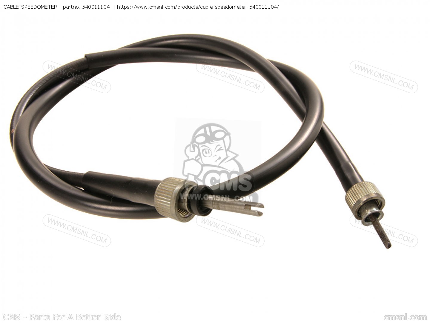 540011104: CABLE-SPEEDOMETER Kawasaki - buy the 54001-1104 at CMSNL