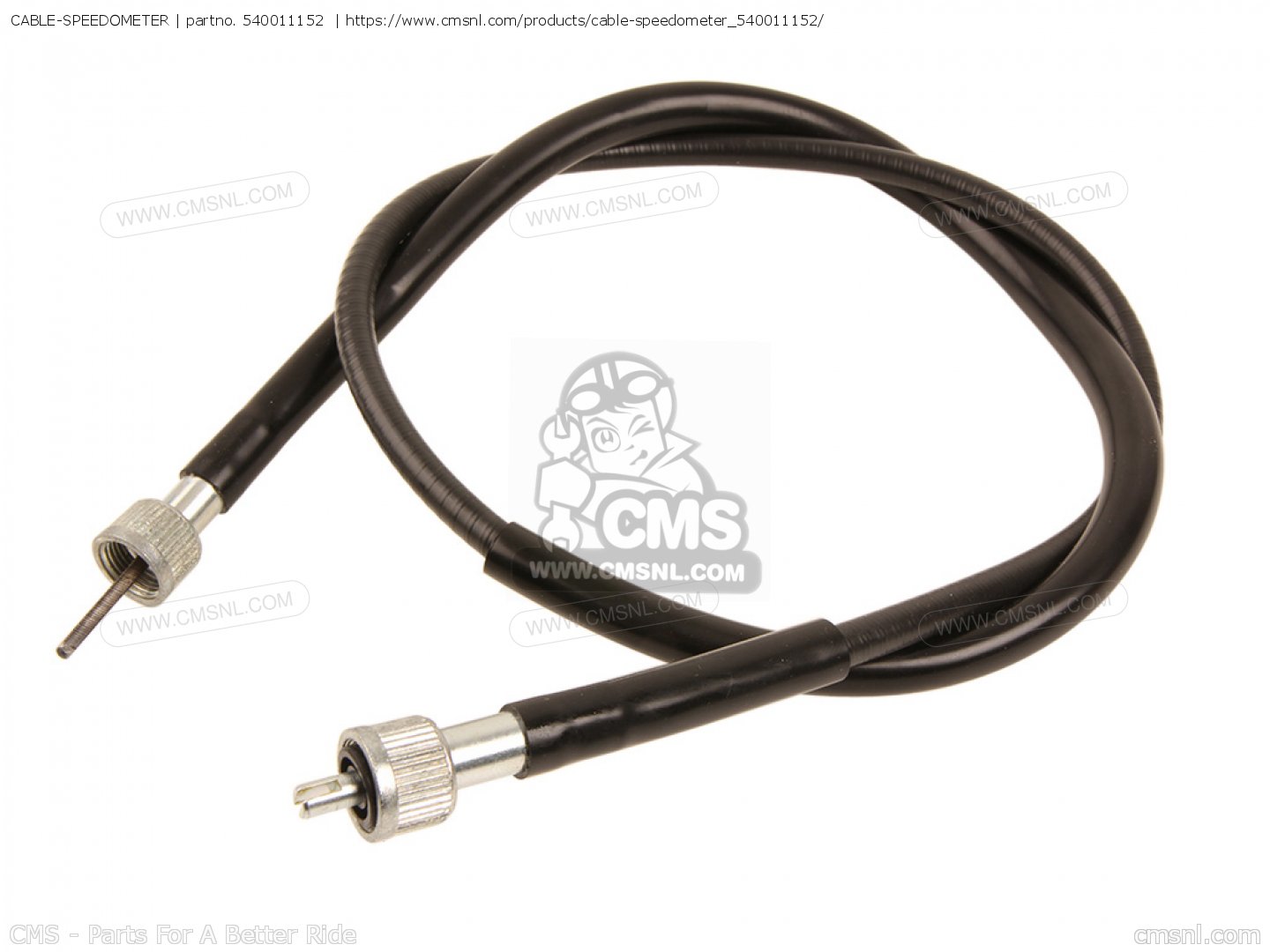540011152: CABLE-SPEEDOMETER Kawasaki - buy the 540011152 at CMSNL