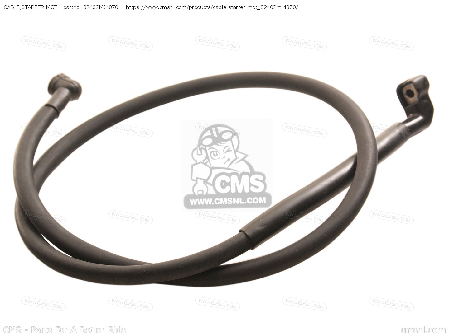 32402MJ4870: CABLE,STARTER MOT Honda - buy the 32402-MJ4-870 at CMSNL