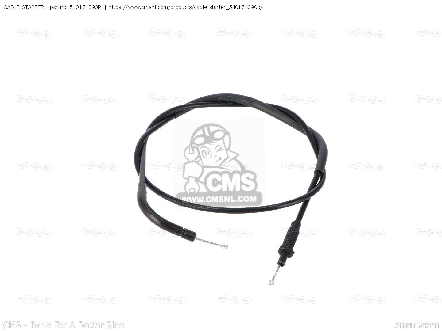 540171090P: CABLE-STARTER (NON O.E. ALTERNATIVE) Kawasaki - buy the 54017-1090P at CMSNL