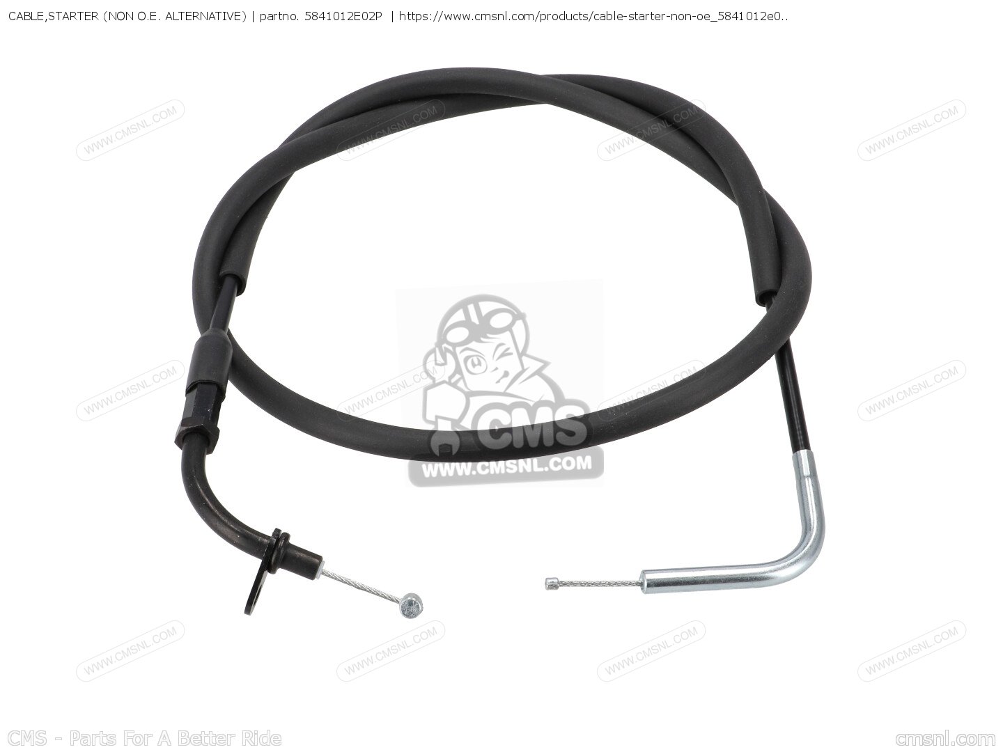 5841012E02P: CABLE,STARTER (NON O.E. ALTERNATIVE) Suzuki - buy the 58410-12E02-P at CMSNL