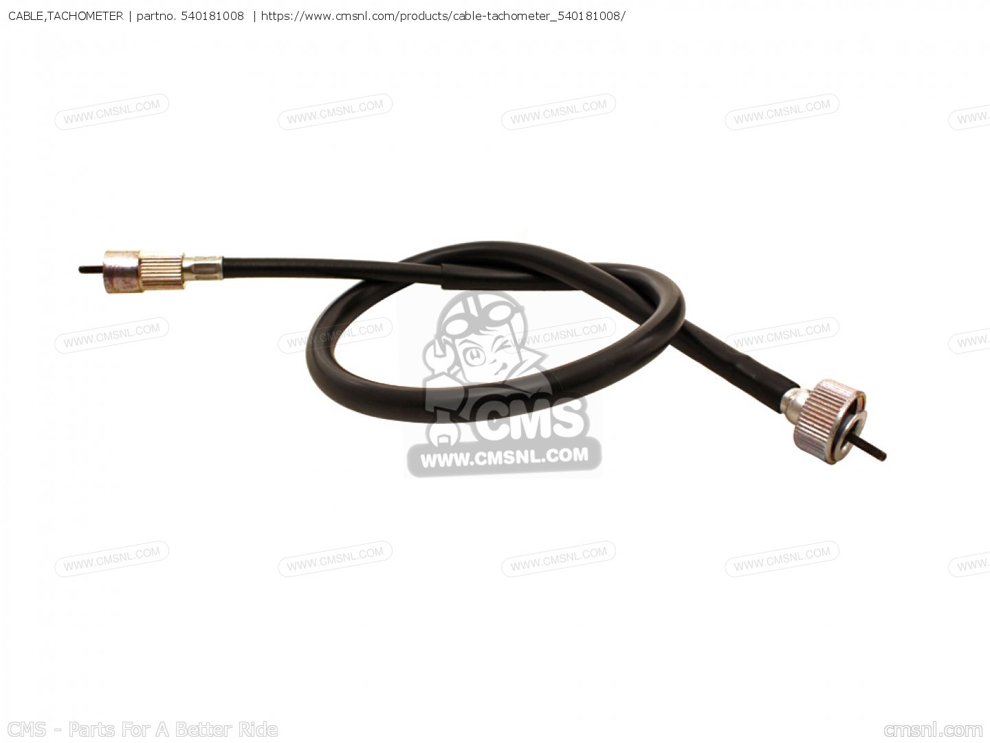 540181008: CABLE-TACHOMETER Kawasaki - buy the 54018-1008 at CMSNL