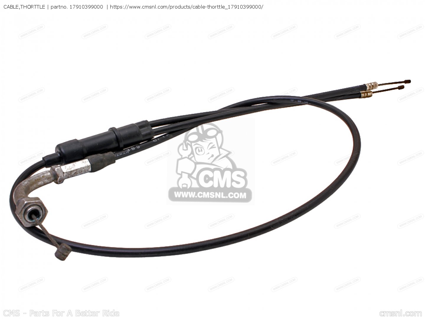 17910399000: CABLE,THROTTLE Honda - buy the 17910-399-000 at CMSNL
