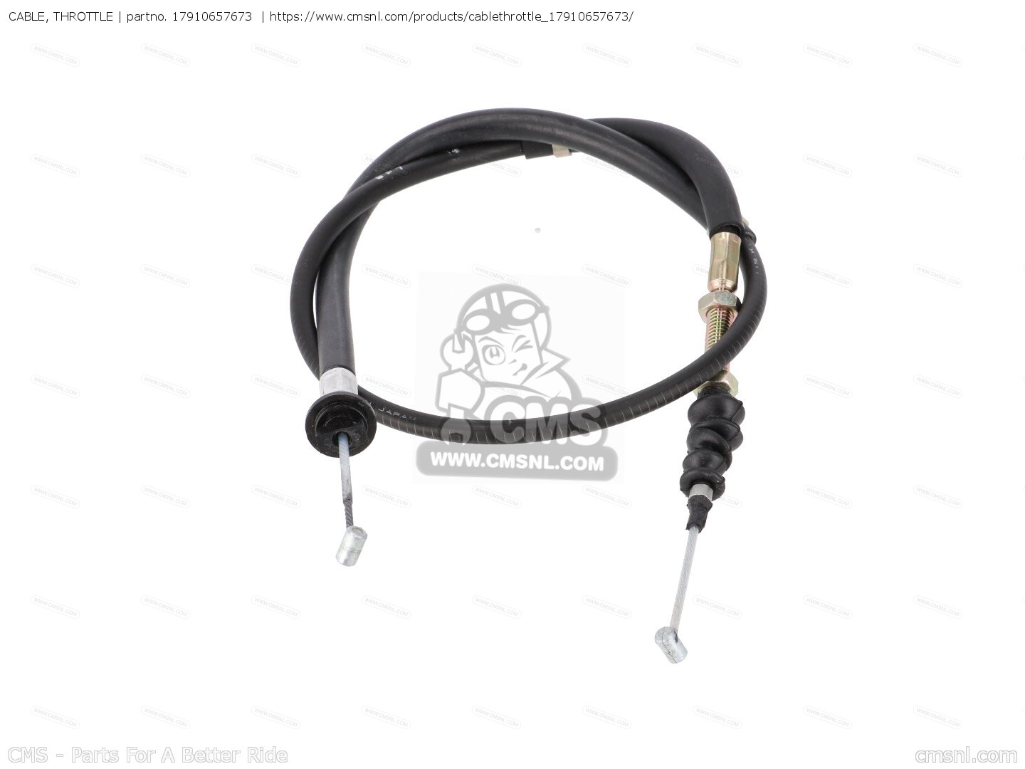 17910657673: Cable, Throttle Honda - buy the 17910-657-673 at CMSNL