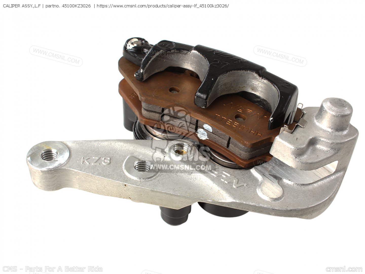 45100KZ3026: Caliper Assy.,l.f Honda - buy the 45100-KZ3-026 at CMSNL
