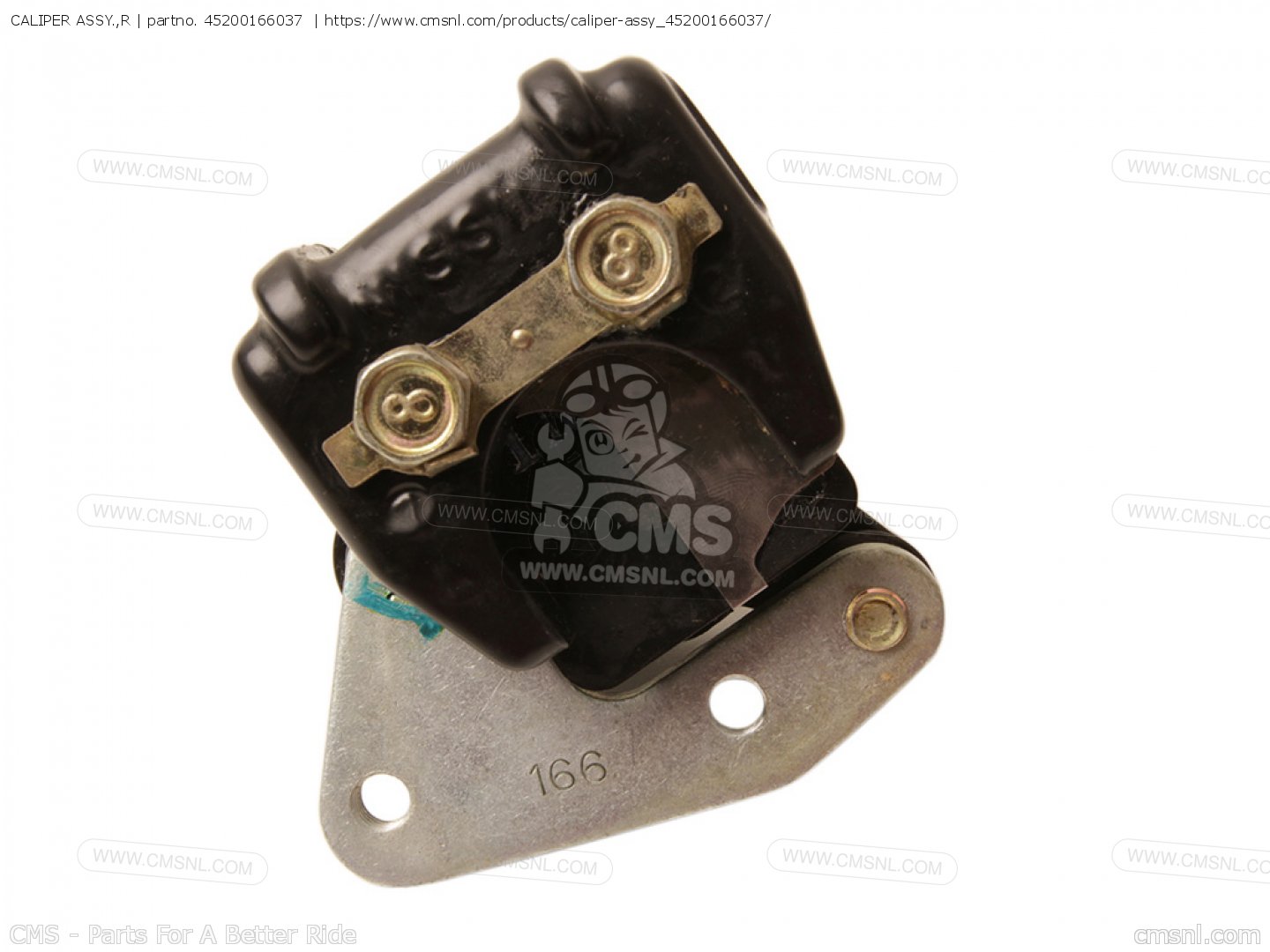 45200166037: Caliper Assy.,r Honda - buy the 45200-166-037 at CMSNL