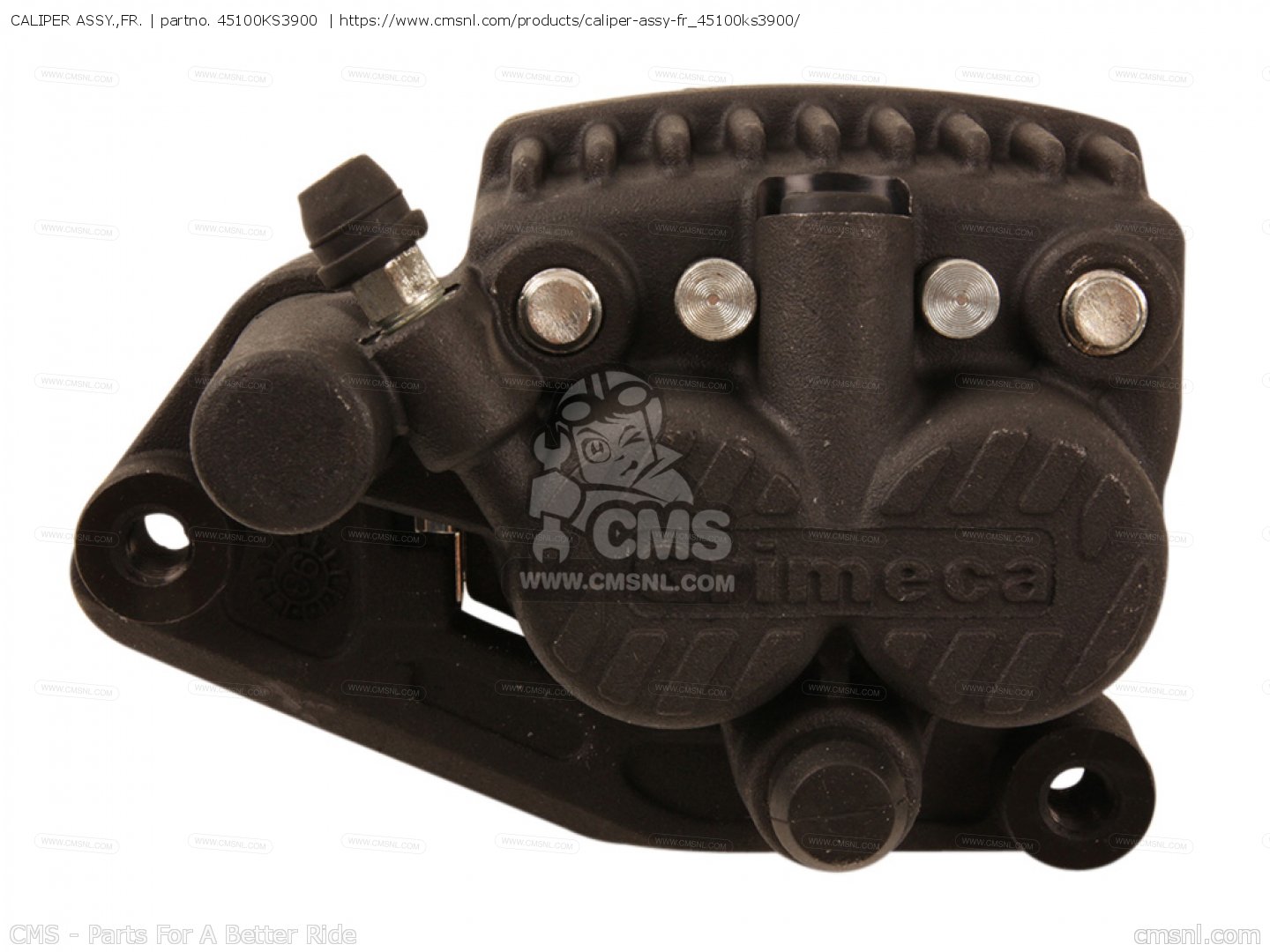 45100KS3900: CALIPER ASSY.,FR. Honda - buy the 45100-KS3-900 at CMSNL