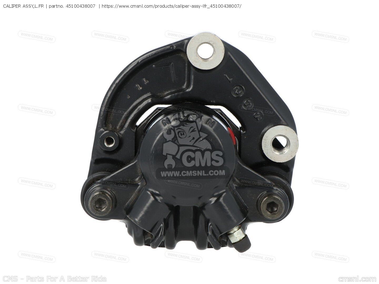 45100438007: CALIPER ASSY,L.FR Honda - buy the 45100-438-007 at CMSNL