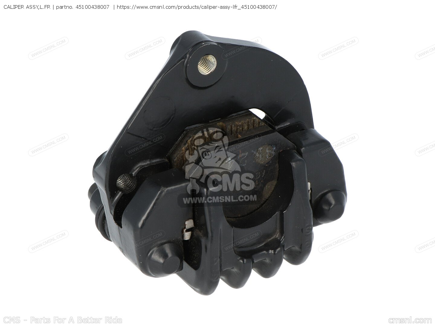 45100438007: CALIPER ASSY,L.FR Honda - buy the 45100-438-007 at CMSNL