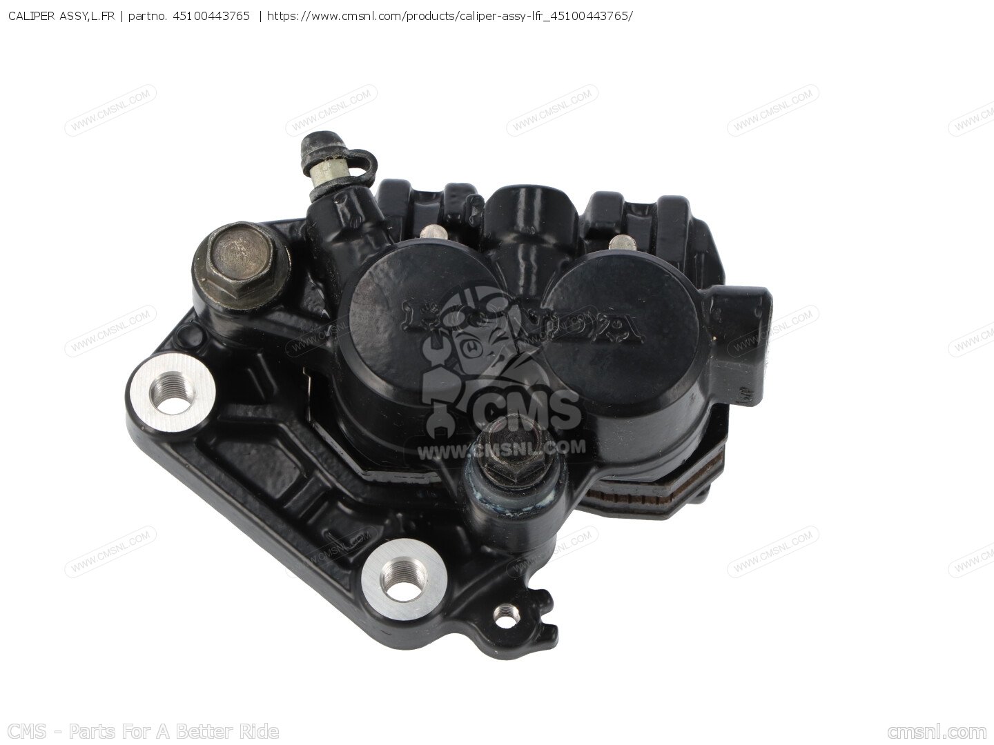 45100443765: CALIPER ASSY,L.FR Honda - buy the 45100-443-765 at CMSNL