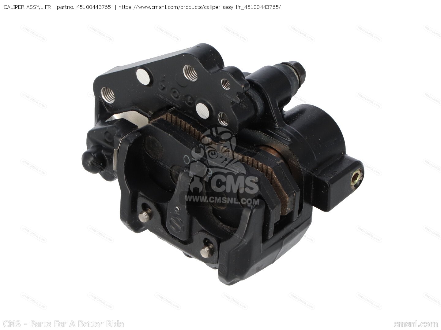 45100443765: CALIPER ASSY,L.FR Honda - buy the 45100-443-765 at CMSNL