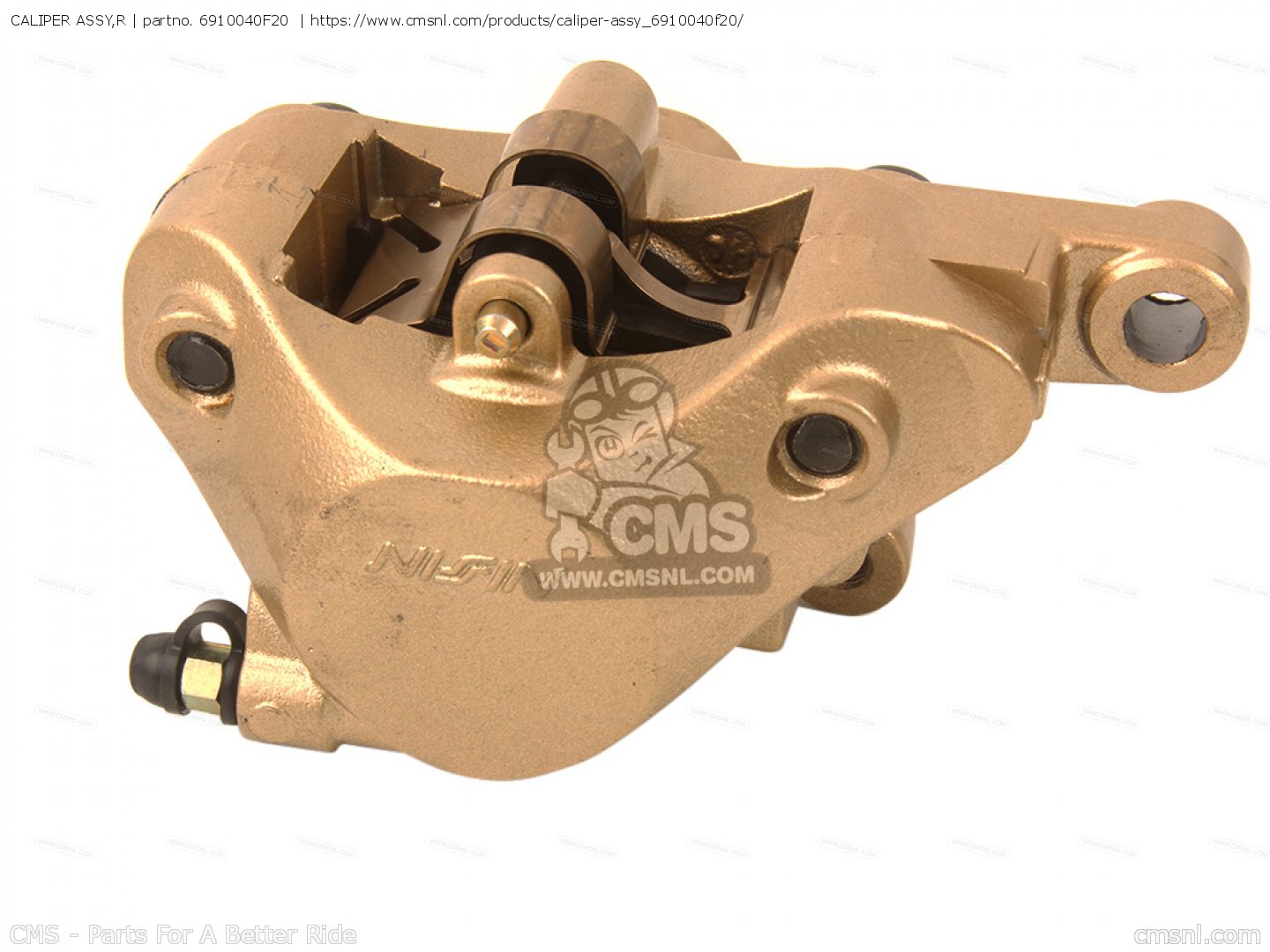 6910040F20: CALIPER ASSY,R Suzuki - buy the 69100-40F20 at CMSNL