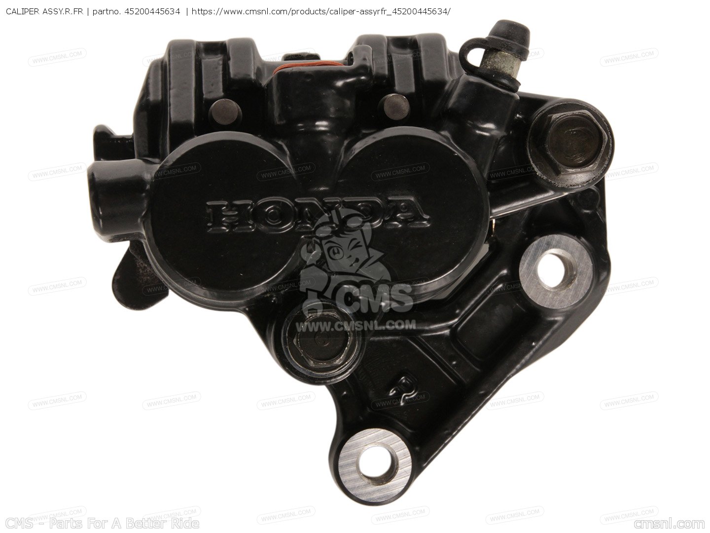 45200445634: CALIPER ASSY.R.FR Honda - buy the 45200-445-634 at CMSNL