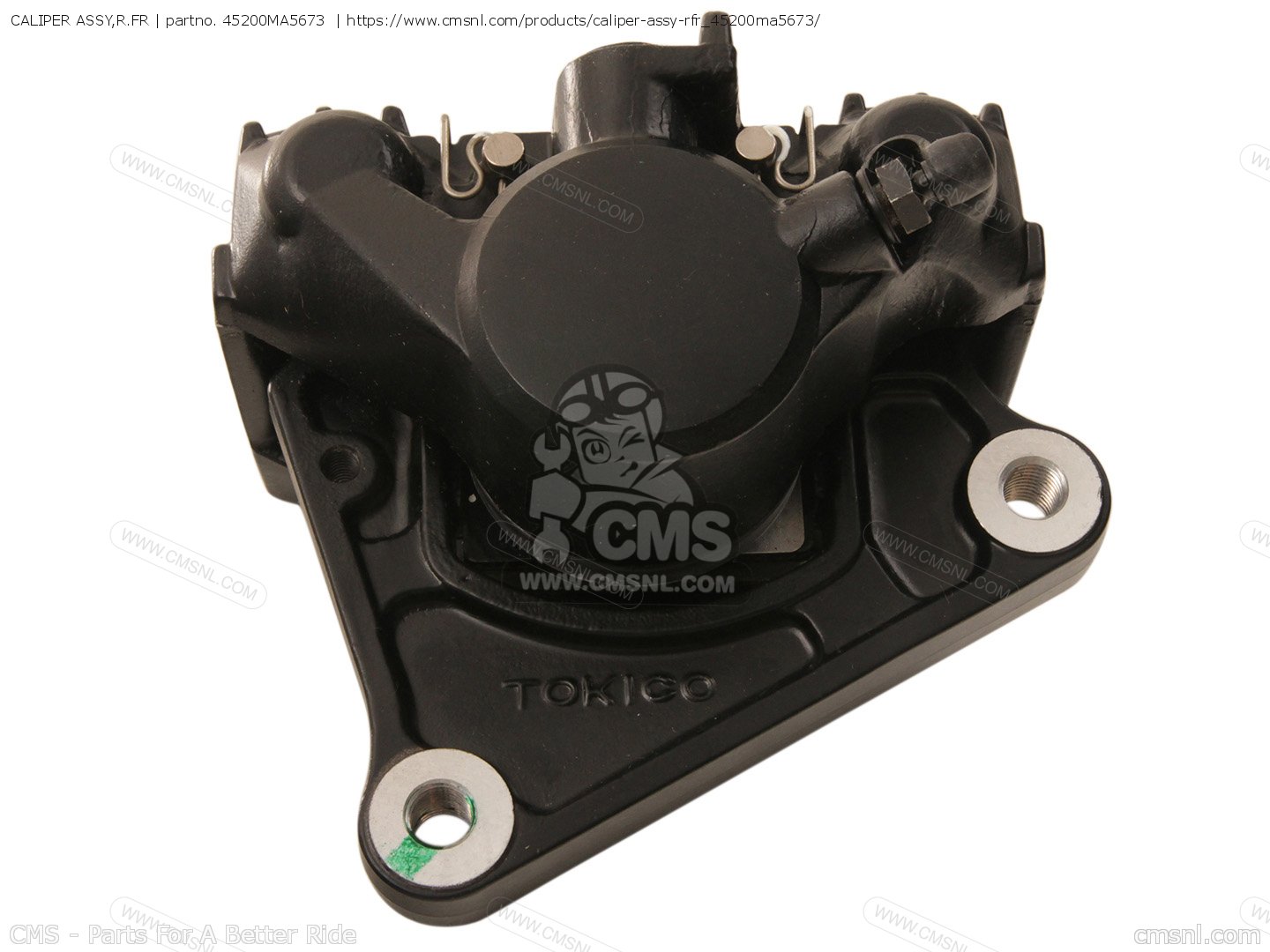 45200MA5673: CALIPER ASSY,R.FR Honda - buy the 45200-MA5-673 at CMSNL
