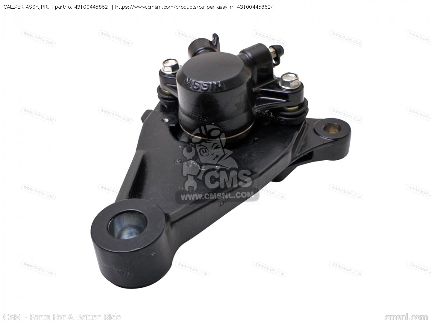 43100445862: CALIPER ASSY.,RR. Honda - buy the 43100-445-862 at CMSNL