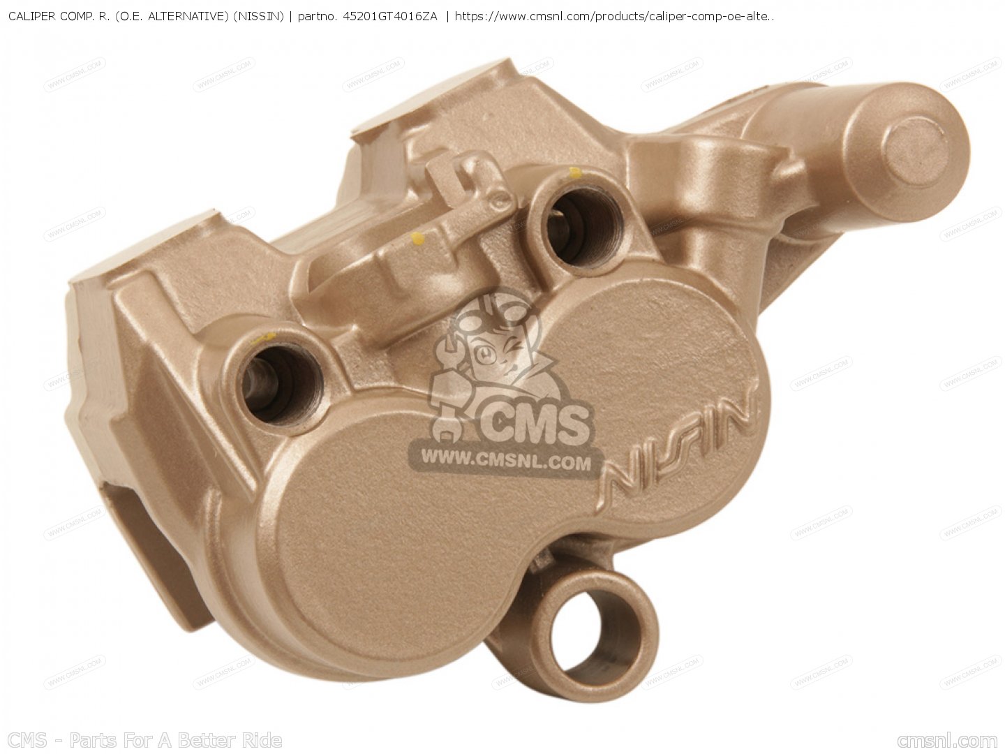 45201GT4016ZA: Caliper Comp. R. (nissin) Honda - buy the 45201-GT4 ...