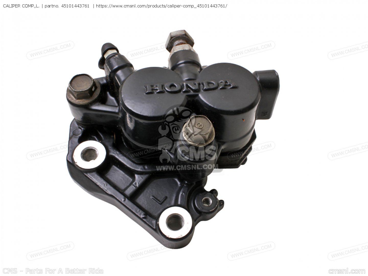 45101443761: CALIPER COMP.,L. Honda - buy the 45101-443-761 at CMSNL