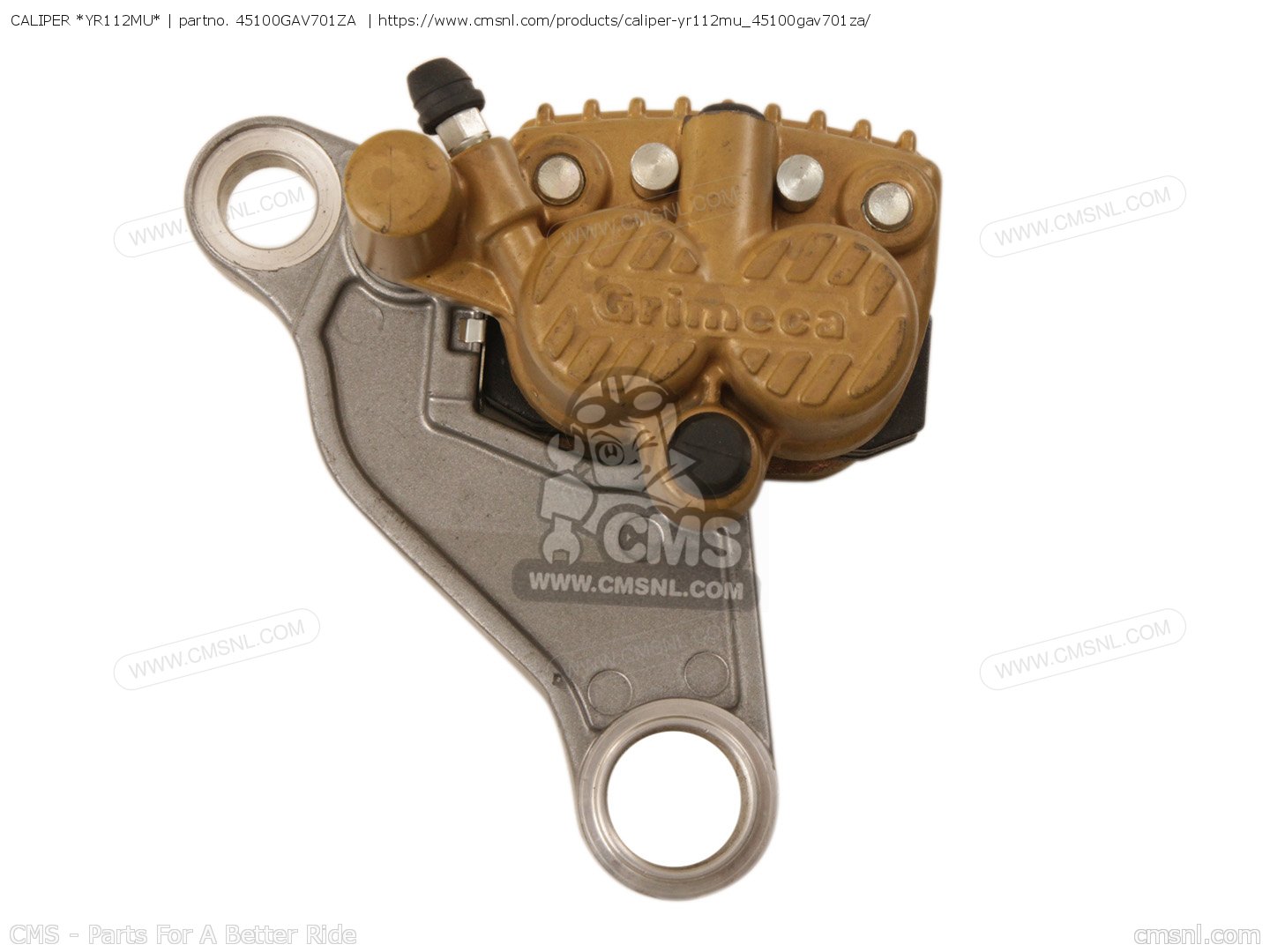 45100GAV701ZA: Caliper *yr112mu* Honda - buy the 45100-GAV-701ZA at CMSNL