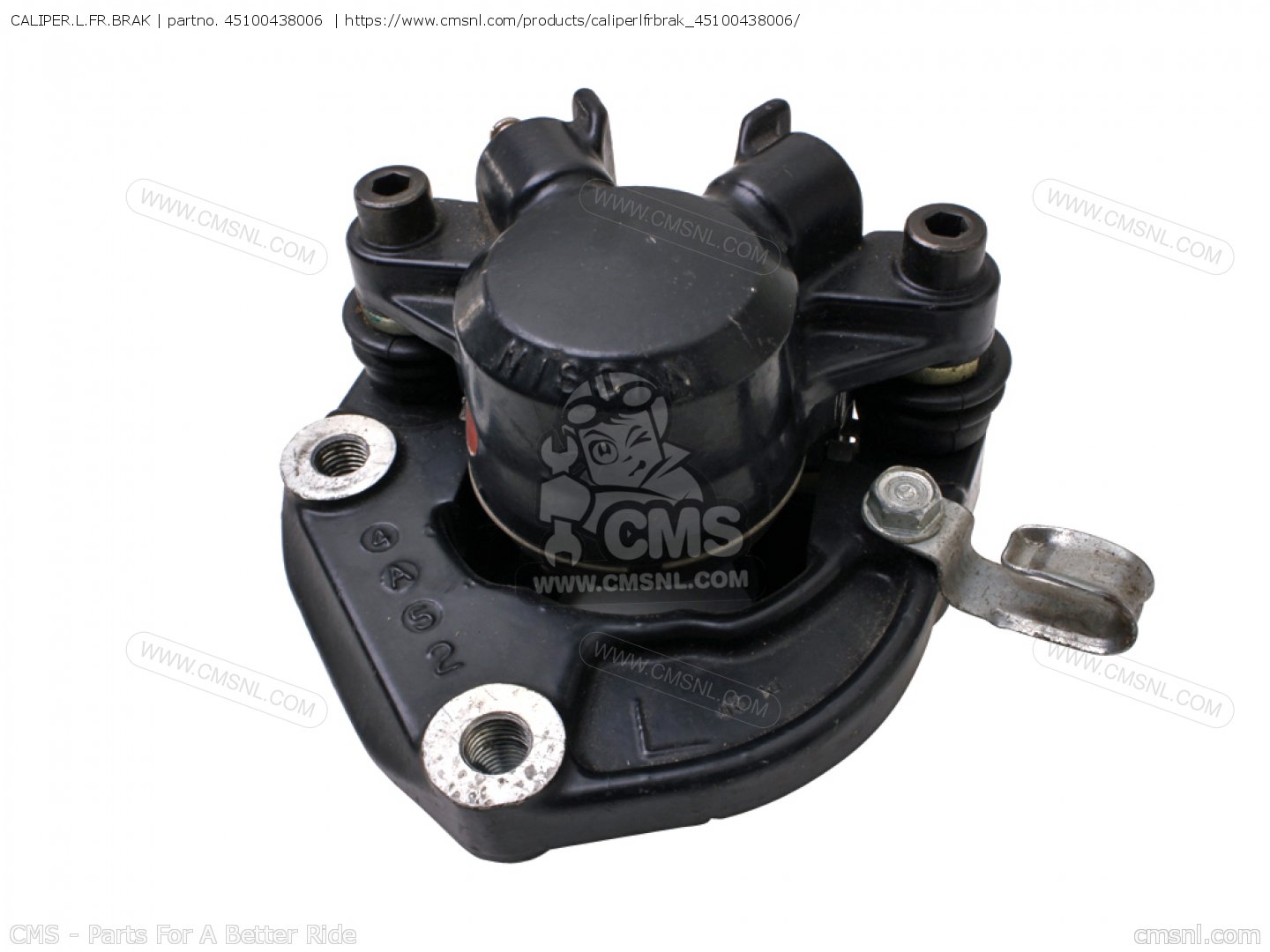 45100438006: CALIPER.L.FR.BRAK Honda - buy the 45100-438-006 at CMSNL