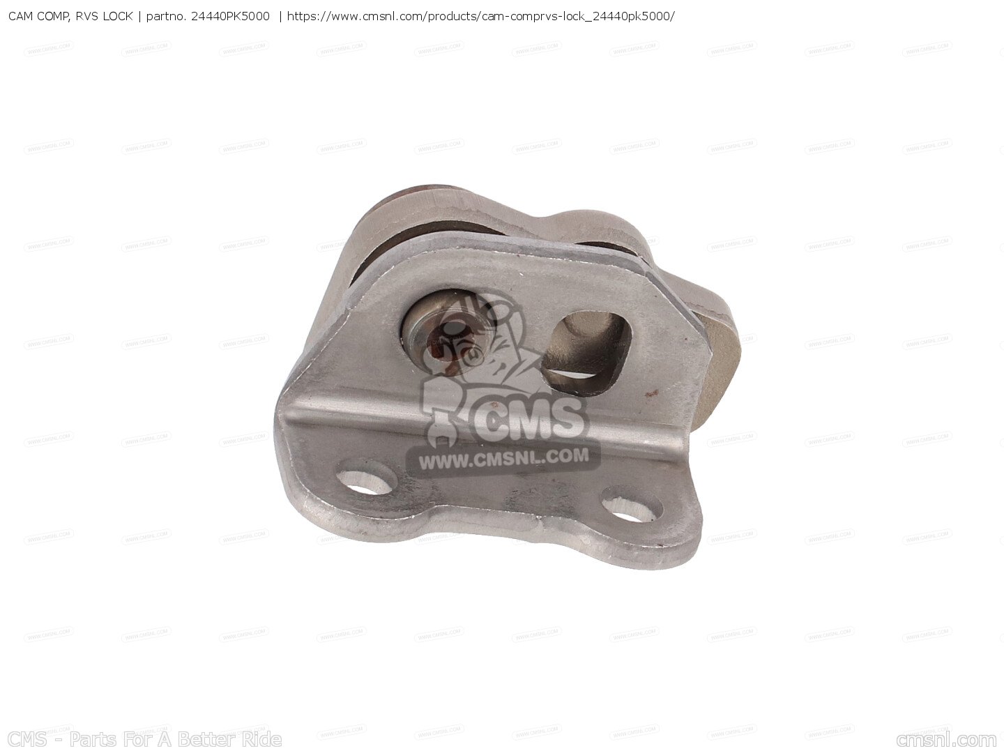 24440PK5000: CAM COMP, RVS LOCK Honda - buy the 24440-PK5-000 at CMSNL