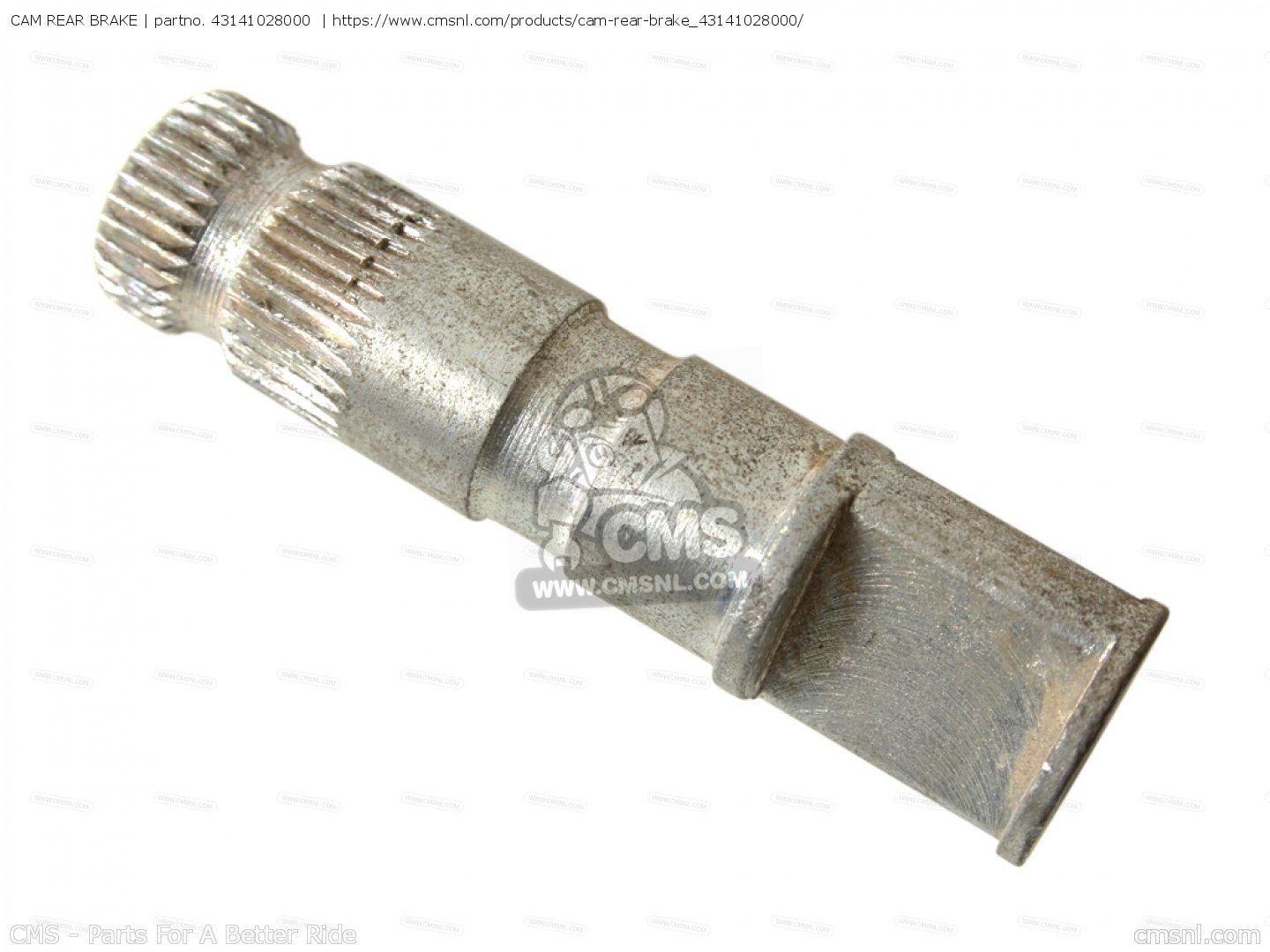 43141028000: CAM REAR BRAKE Honda - buy the 43141-028-000 at CMSNL